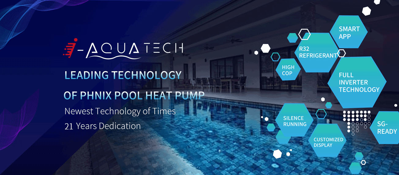 Commercial Full Inverter Swimming Pool Heat Pump | PHNIX